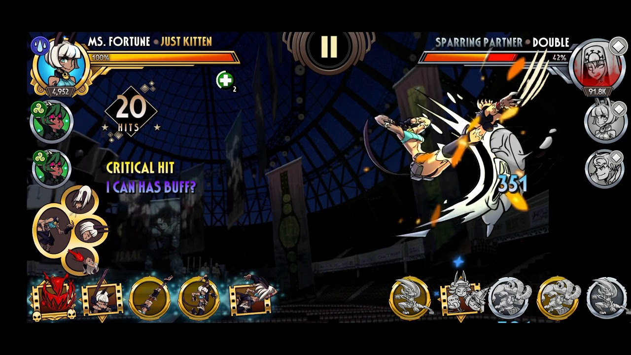 Practicando combos con Ms. Fortune sin cabeza 1/Practicing combos with ...