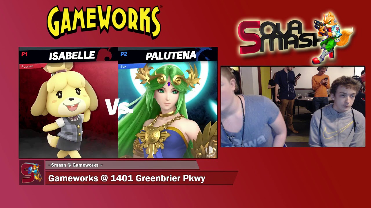 Smash Ultimate # 4 @ Gameworks: Box (Wii Fit, Palutena) vs Puppeh ...