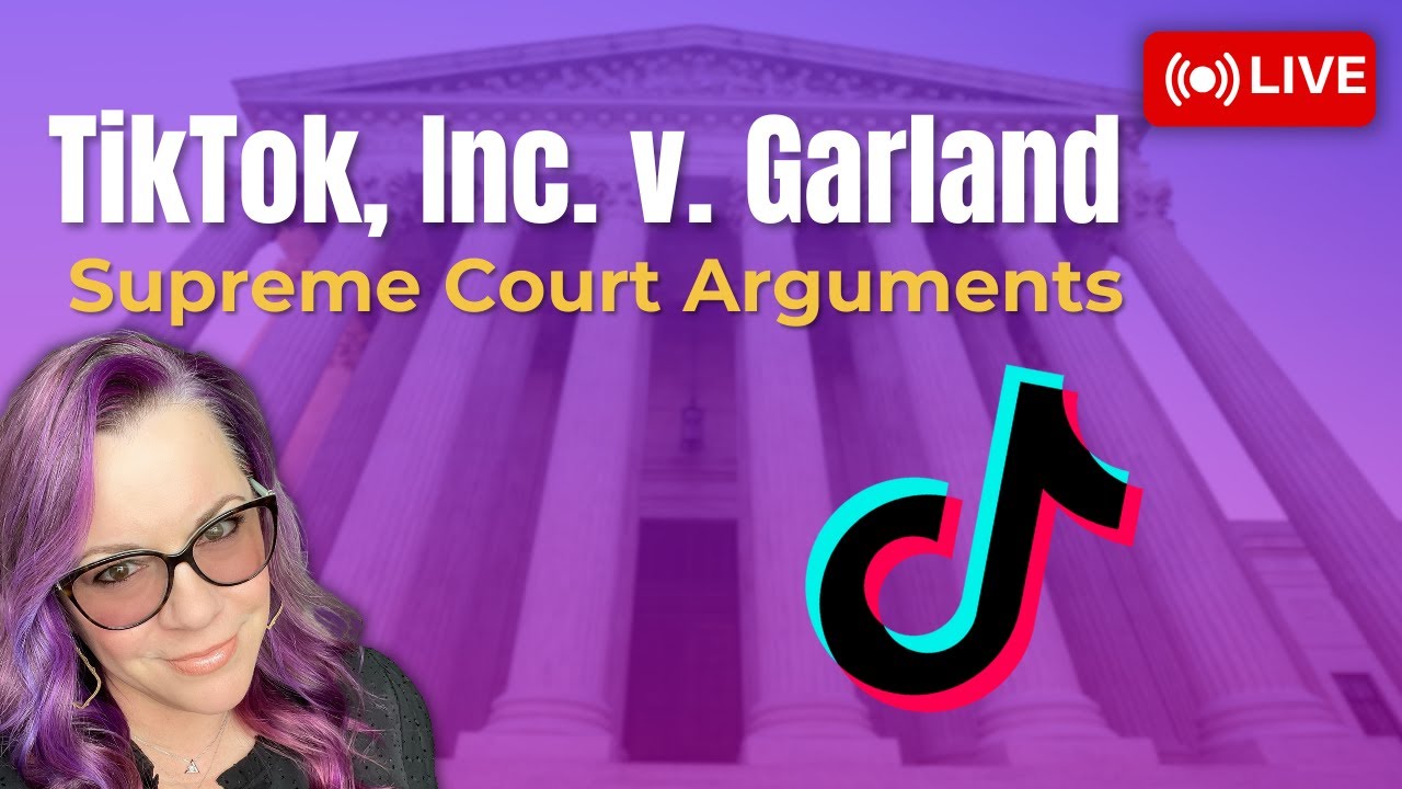 LIVE COURT | TikTok Ban Supreme Court Oral Arguments - YouTube