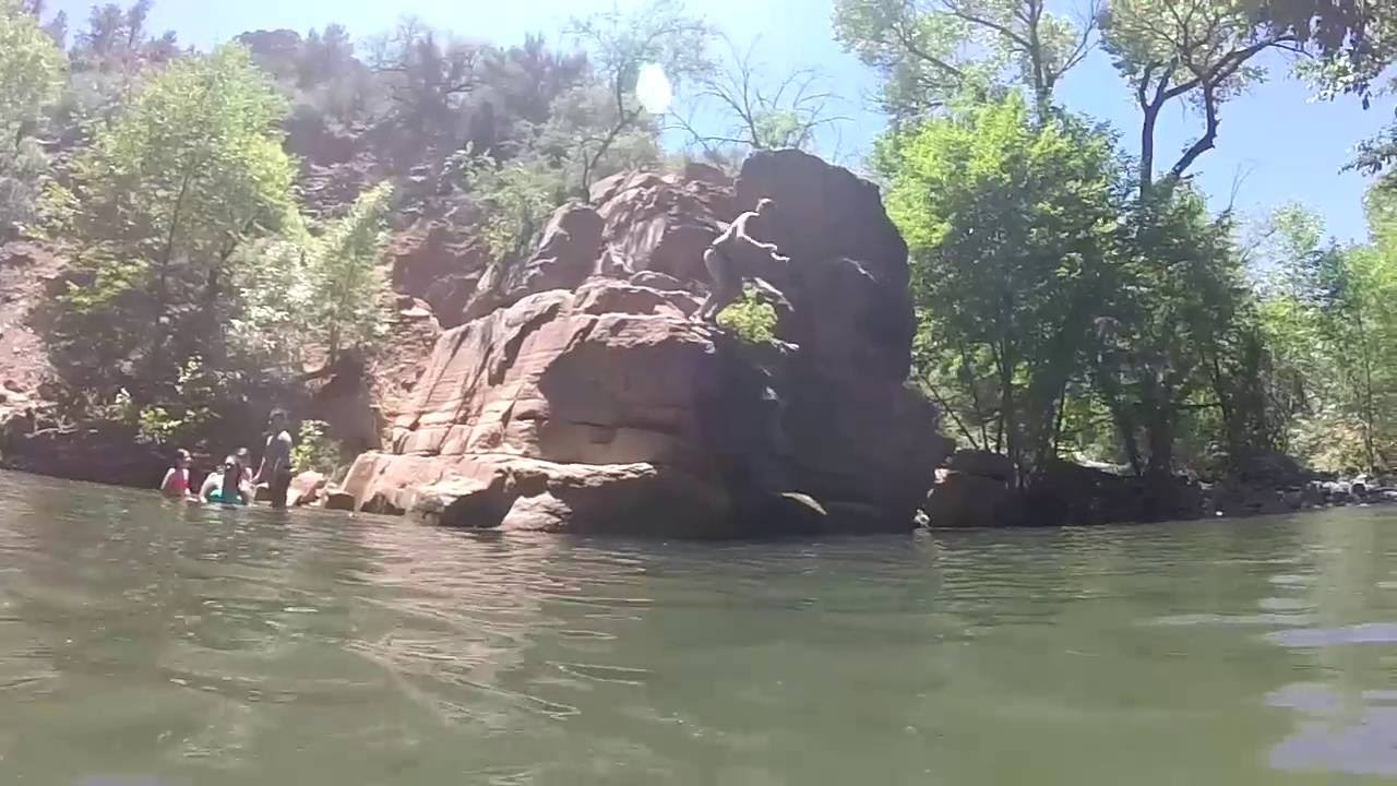 Cliff Jumping - Bullpen AZ - YouTube