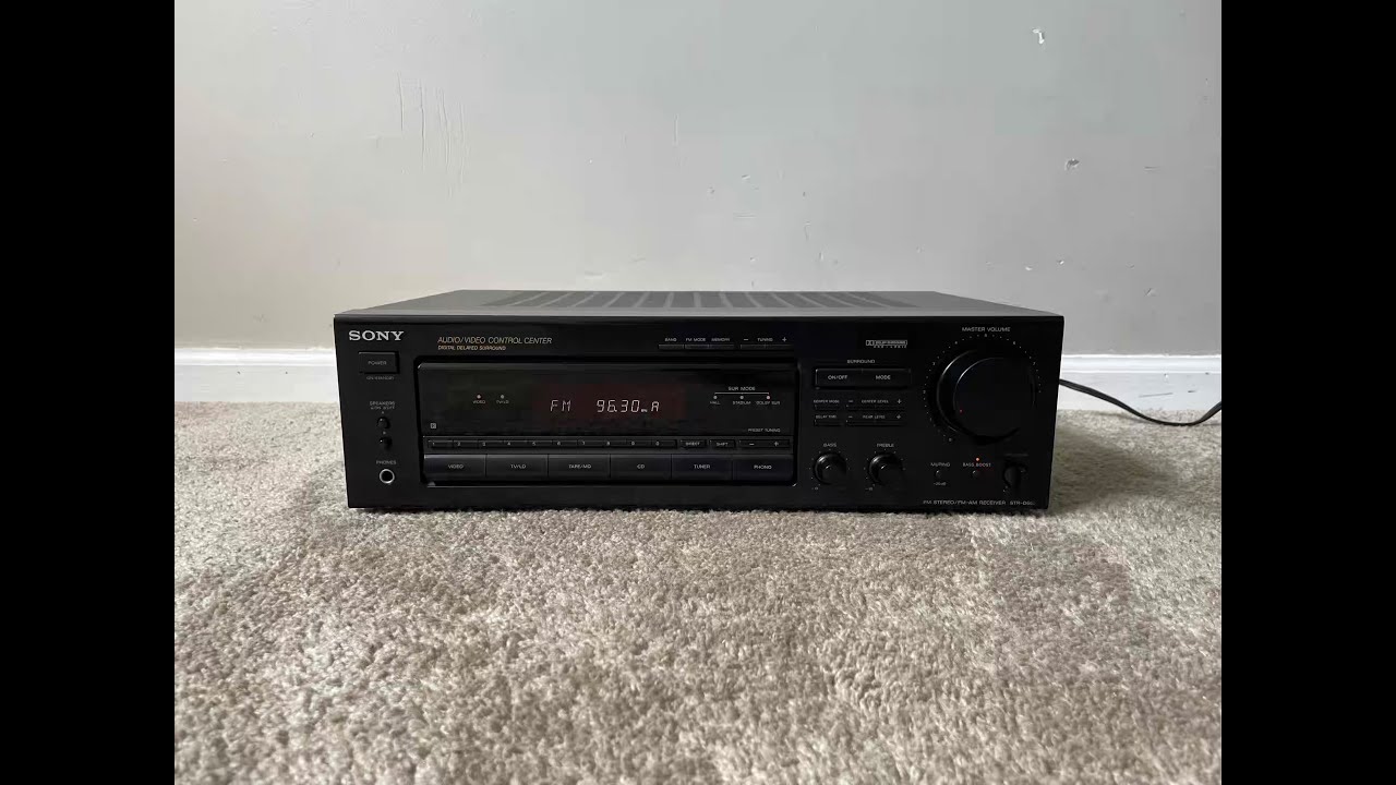 Sony STR-D665 5.1 Home Theater Surround Receiver - YouTube
