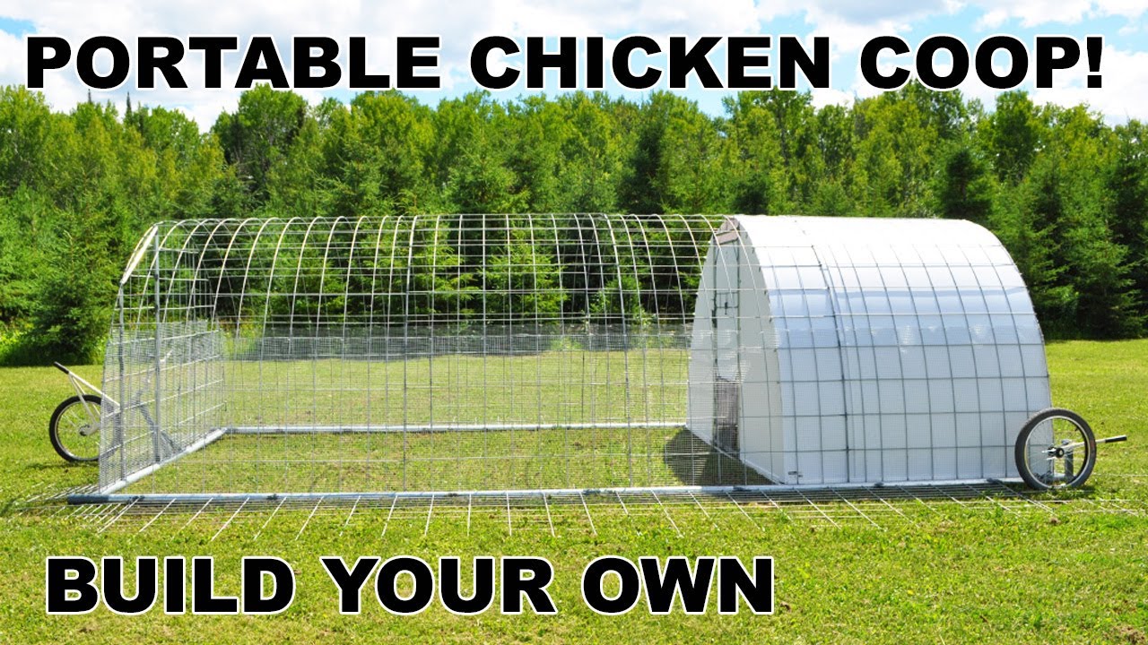 Build your own Portable Poultry Coop! - YouTube