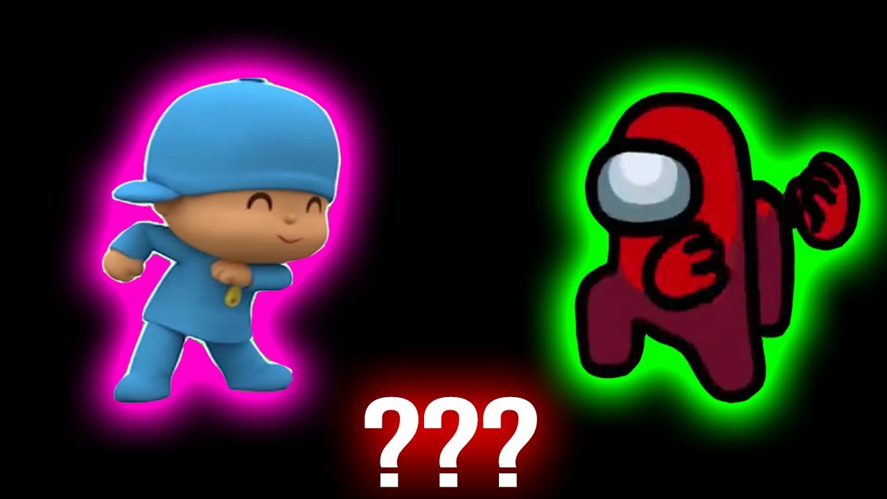 10 POCOYO And Crewmate Dancing Sound Variations in 48 Seconds - YouTube