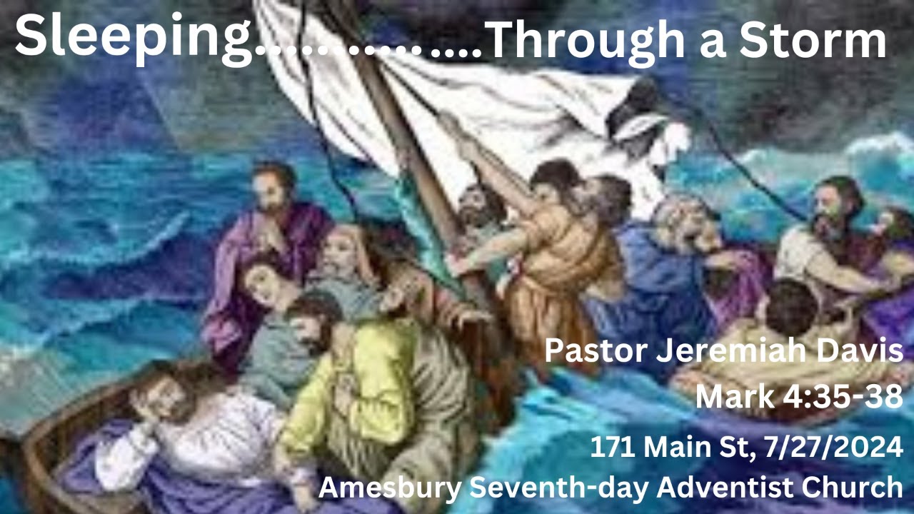 Pastor Jeremiah - "Sleeping Through a Storm" - YouTube