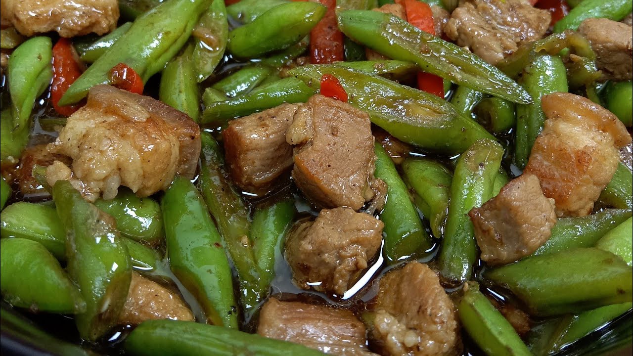 Ginisang Beans ( Baguio Beans / Green Beans ) - YouTube