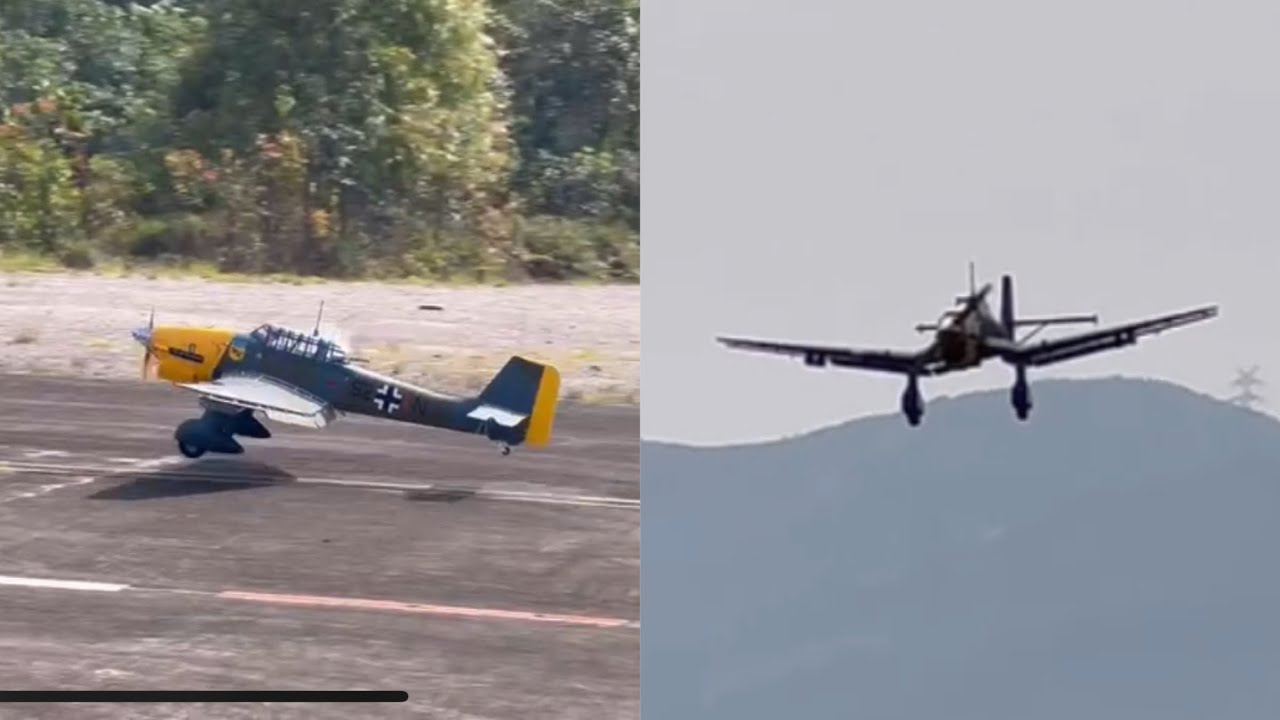 Seagull Models JU-87 Stuka Giant Scale with Four stroke in line 2 ...