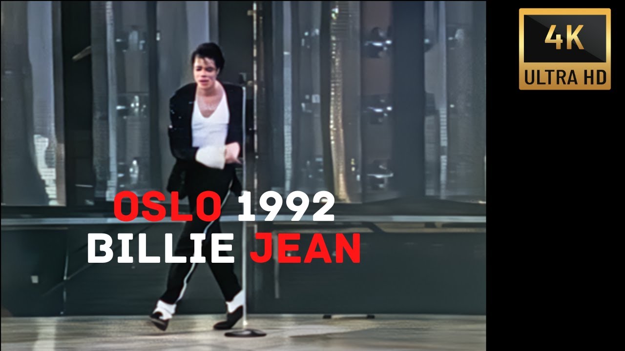 Michael Jackson | Billie Jean Oslo July 15th, 1992 (4K60FPS) - YouTube
