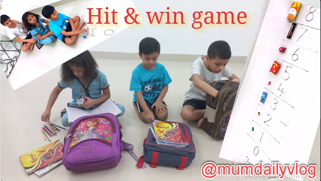Abbu k paon k lye dua, bachon k sath Hit & win game - YouTube