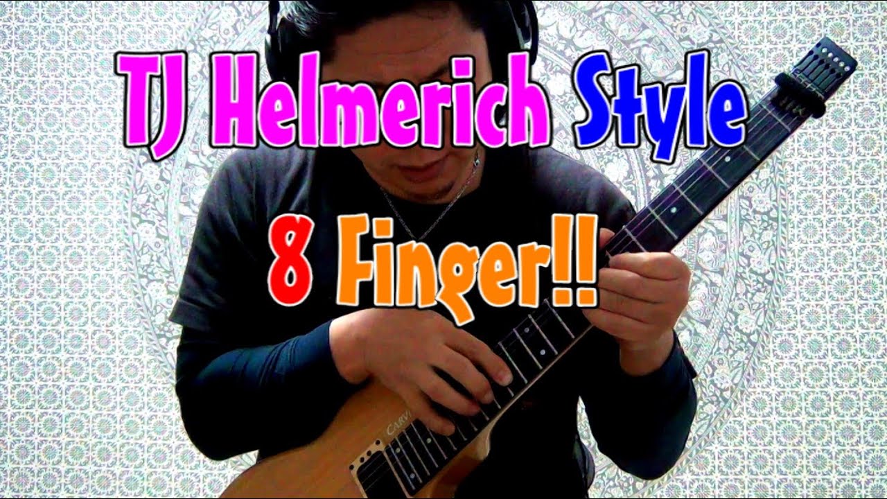 T.J. Helmerich style 8 finger tapping technique - YouTube