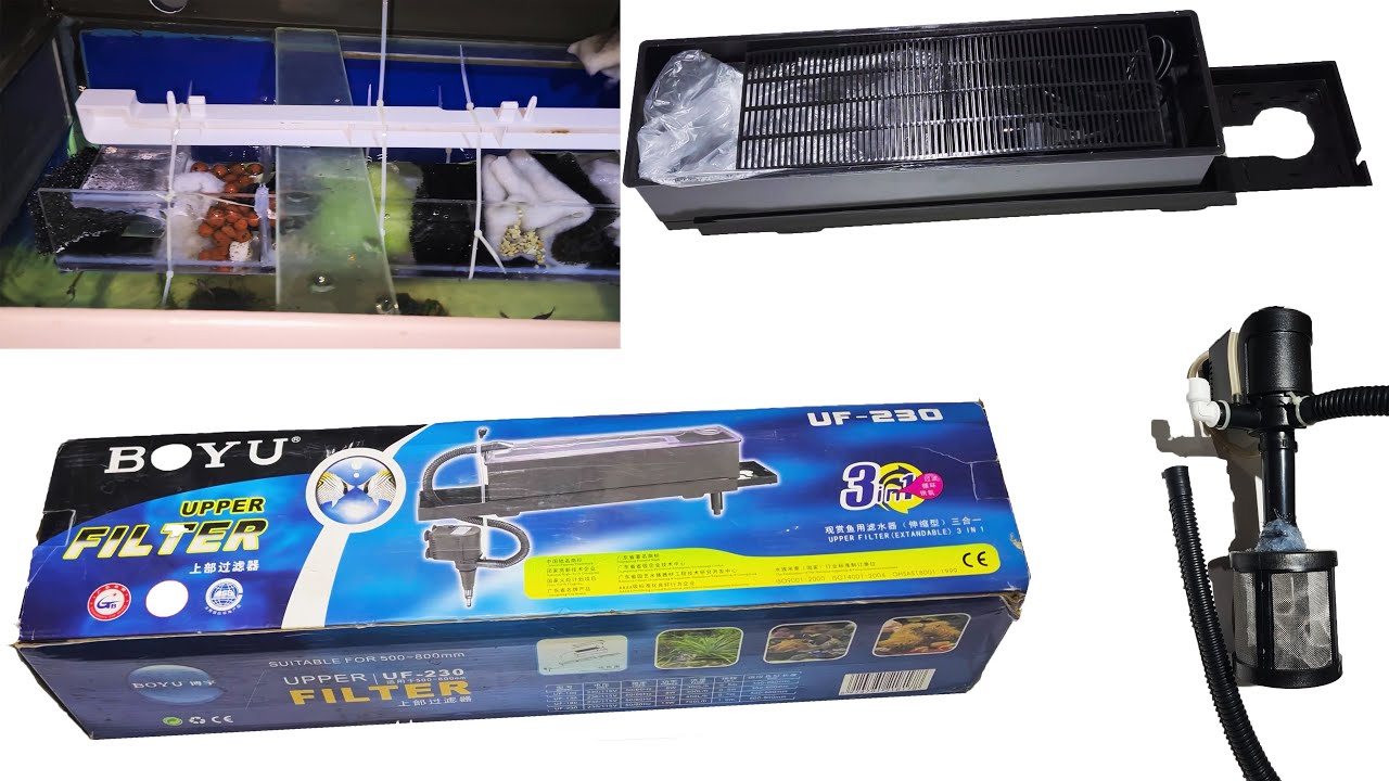 DIY Top Filter With BOYU UF-220 - YouTube