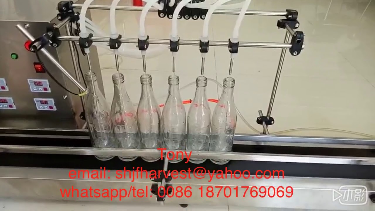 cheap water filler and small bottle filling machine - YouTube
