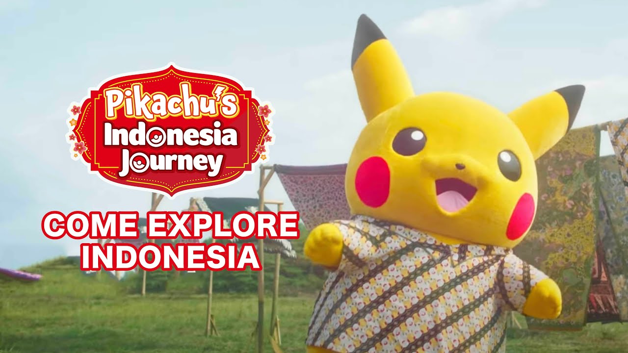 Pikachu's Indonesia Journey: Pikachu Bertemu Batik (30sec) - YouTube