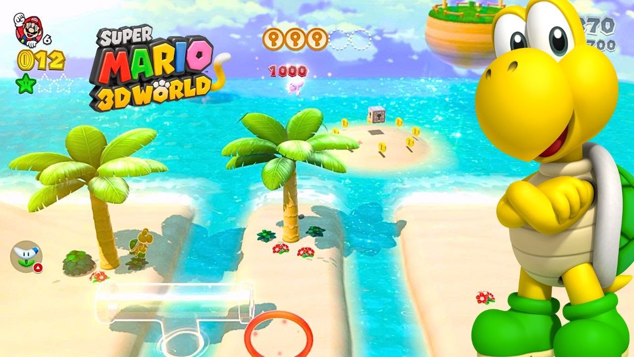 SUNSHINE SEASIDE || WORLD 5-1 || Super Mario 3D World || Gameplay And ...