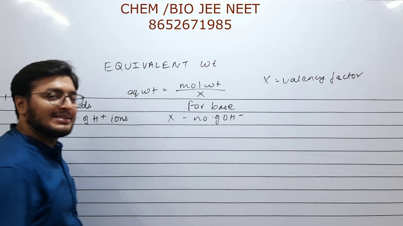 EQUIVALENT WEIGHTT| GRAM EQUIVALENT WEIGHT| NORMALITY| by MR.CATALYST ...