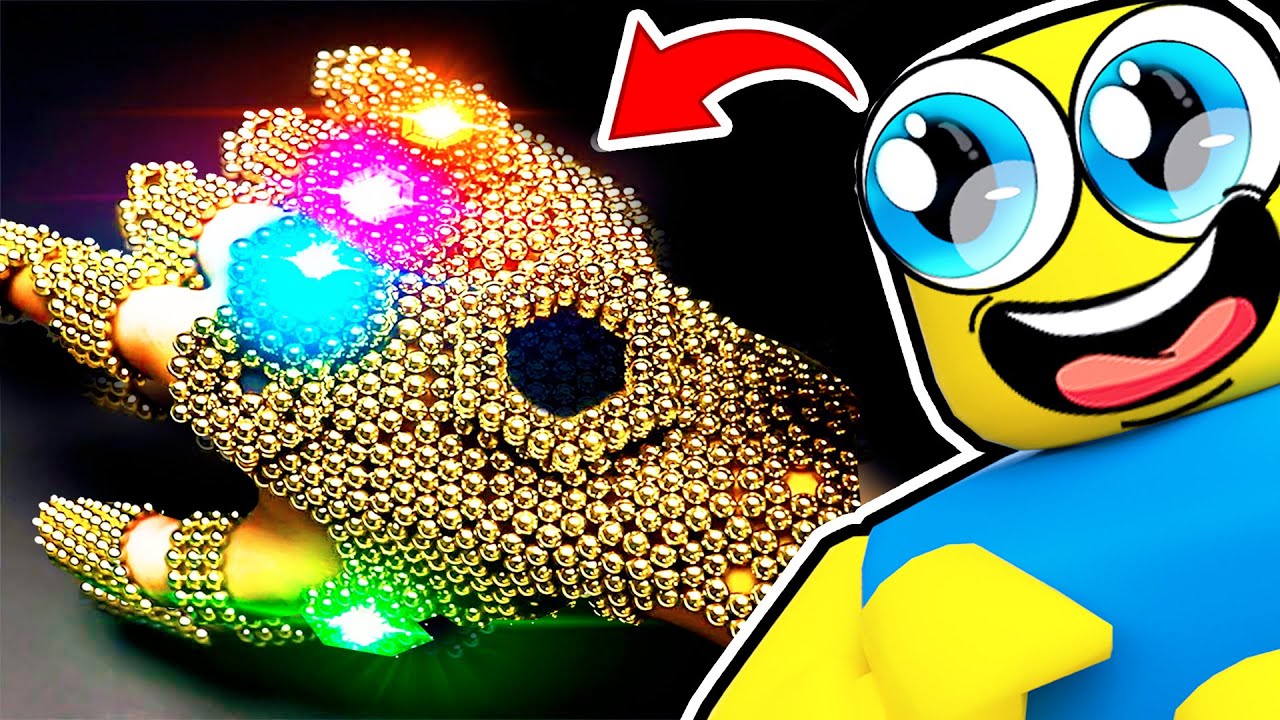 They Made A REAL Infinity Gauntlet Out Of MAGNETS?!? (SECRET VIDEO ...