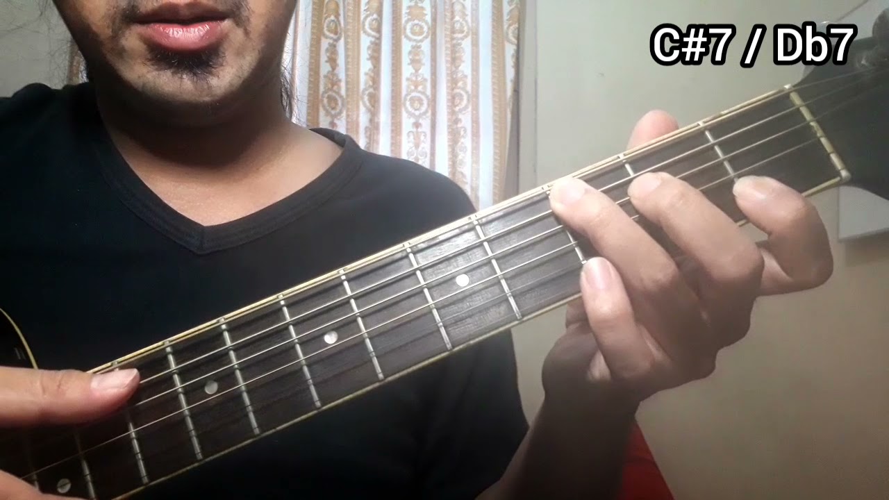 Chord C#7 - BELAJAR CHORD GITAR - YouTube