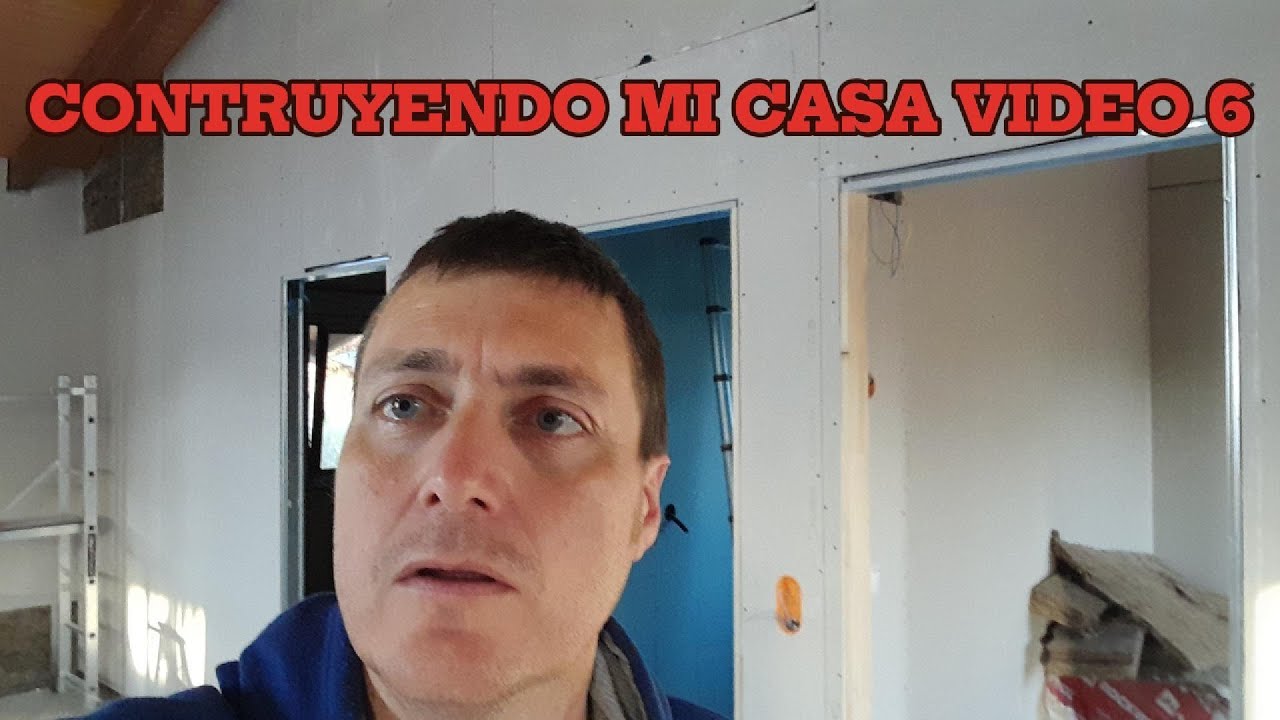 CONSTRUYENDO MI CASA VIDEO 6 INSTSLACIOND DE PLADUR Y PUERTA SECCIONAL ...