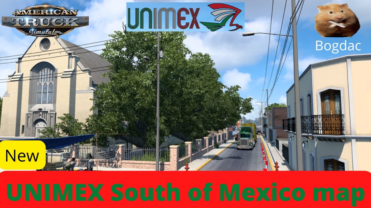 ATS 1.43 UNIMEX South of Mexico map v1.0 (NEW) - YouTube