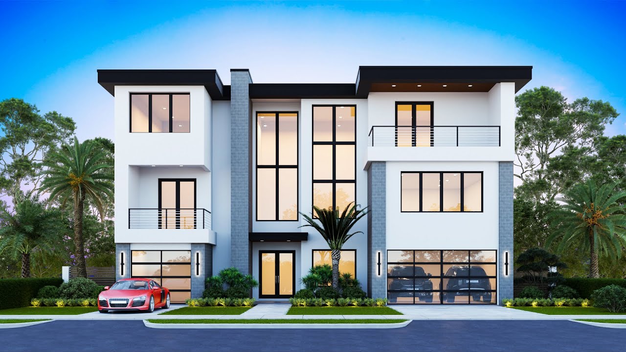 3D rendering- Bay View Model - YouTube