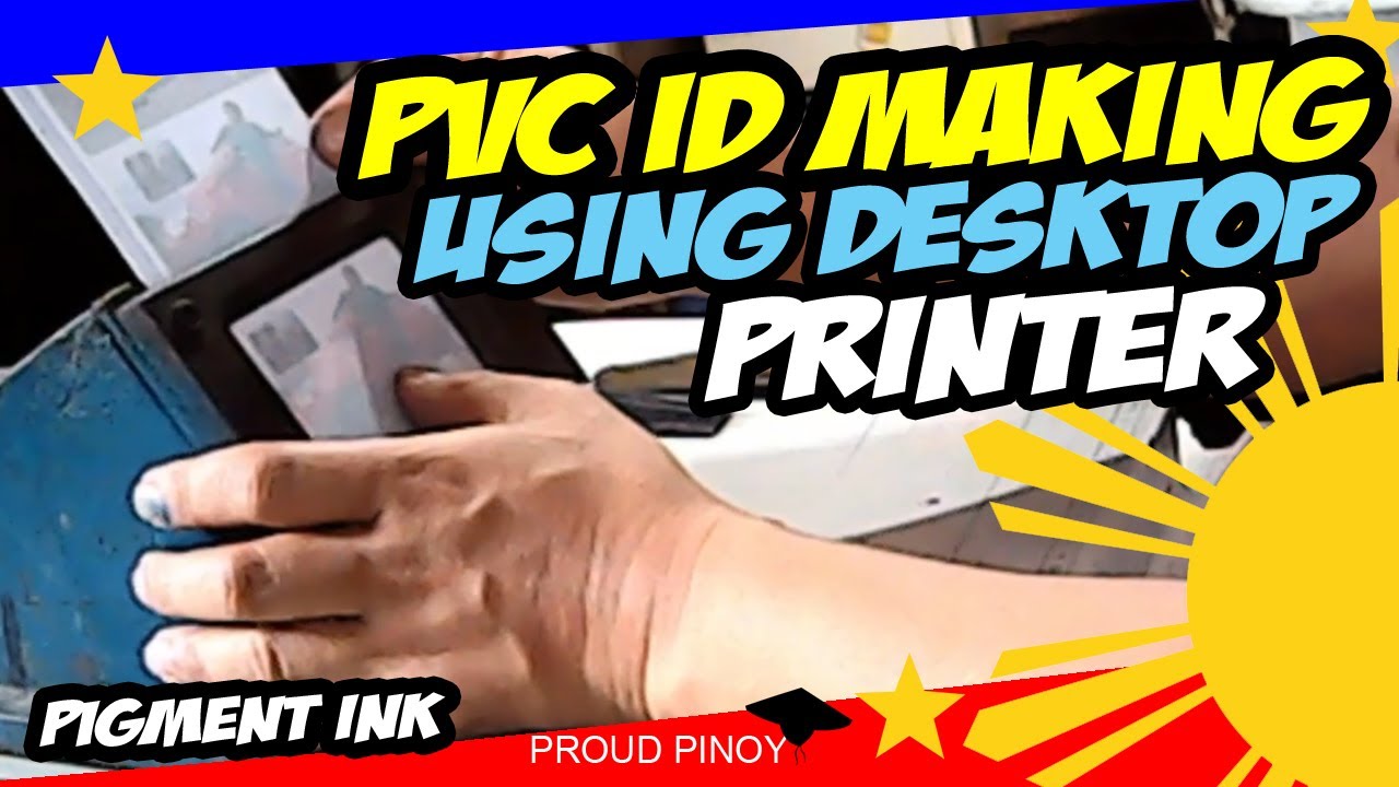 PVC ID MAKING USING REGULAR DESKTOP PRINTER - YouTube
