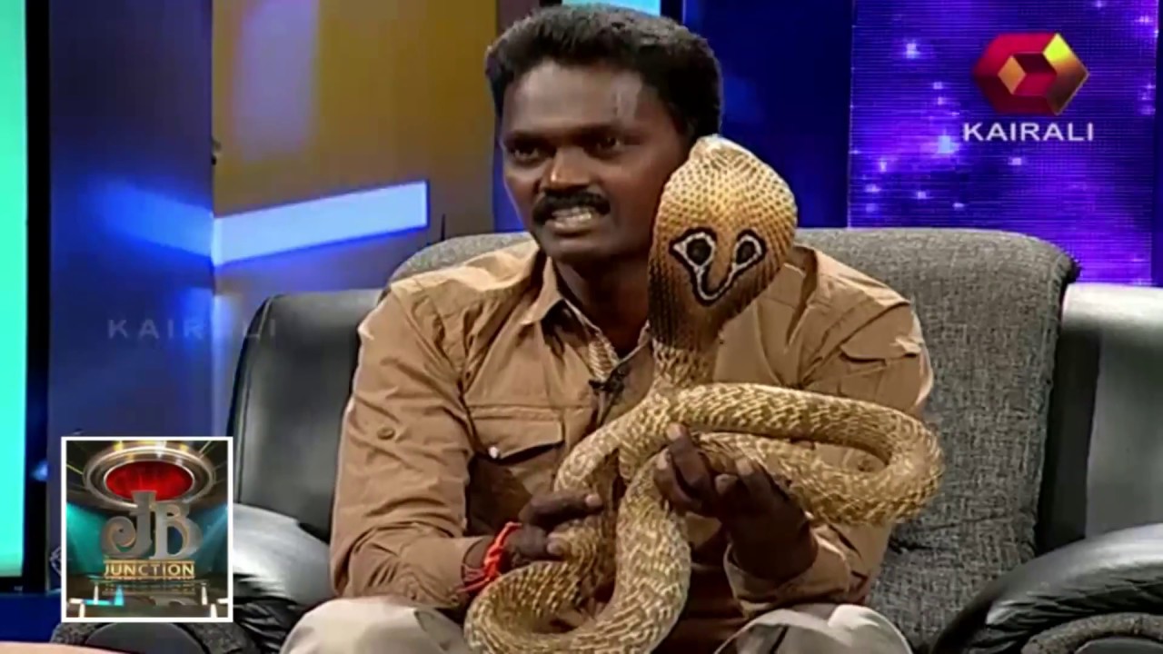 Vava Suresh displays hissing cobra - JB Junction | John Brittas | Vava ...
