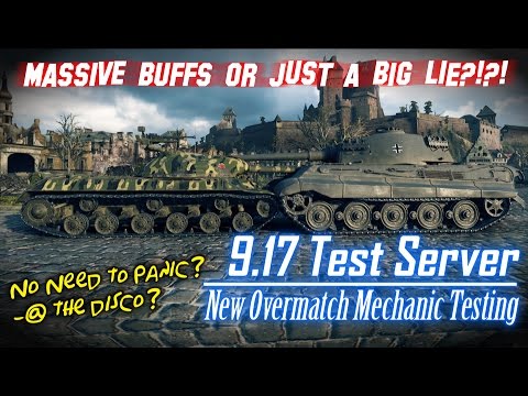 9.17 T.S. – New Overmatch Mechanic Testing || World of Tanks - YouTube