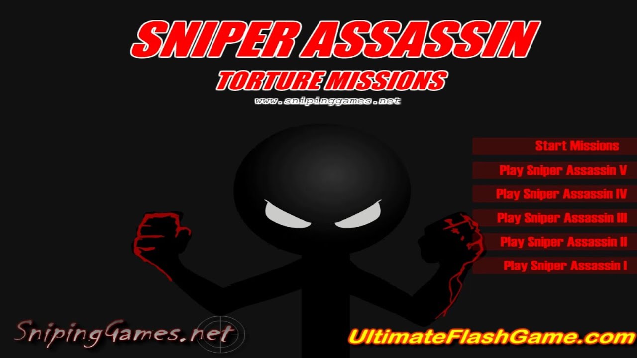 Sniper Assassin Torture Missions - (Flash Game) #363 - YouTube