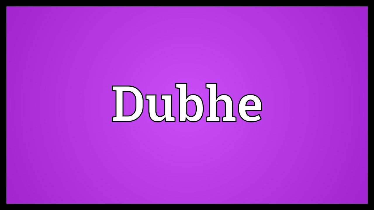Dubhe Meaning - YouTube