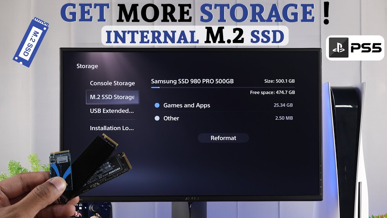 How to Put Internal Storage On PS5! [Best Way to Get More Space] - YouTube