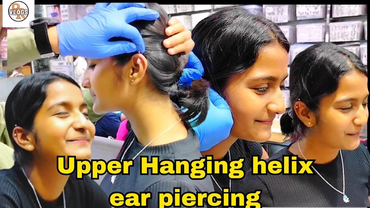 painless ear piercing hanging| earrings for upper ear piercing ...