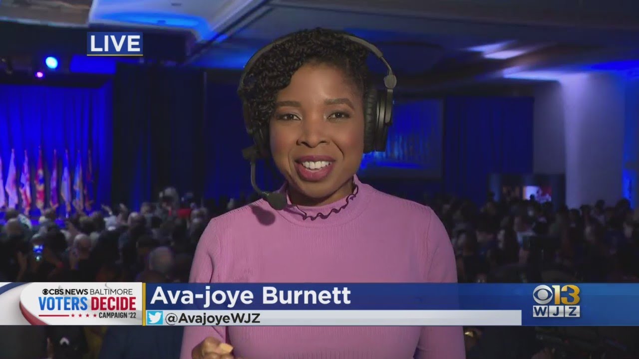 Avajoye Burnett reports from Wes Moore election watch party after ...