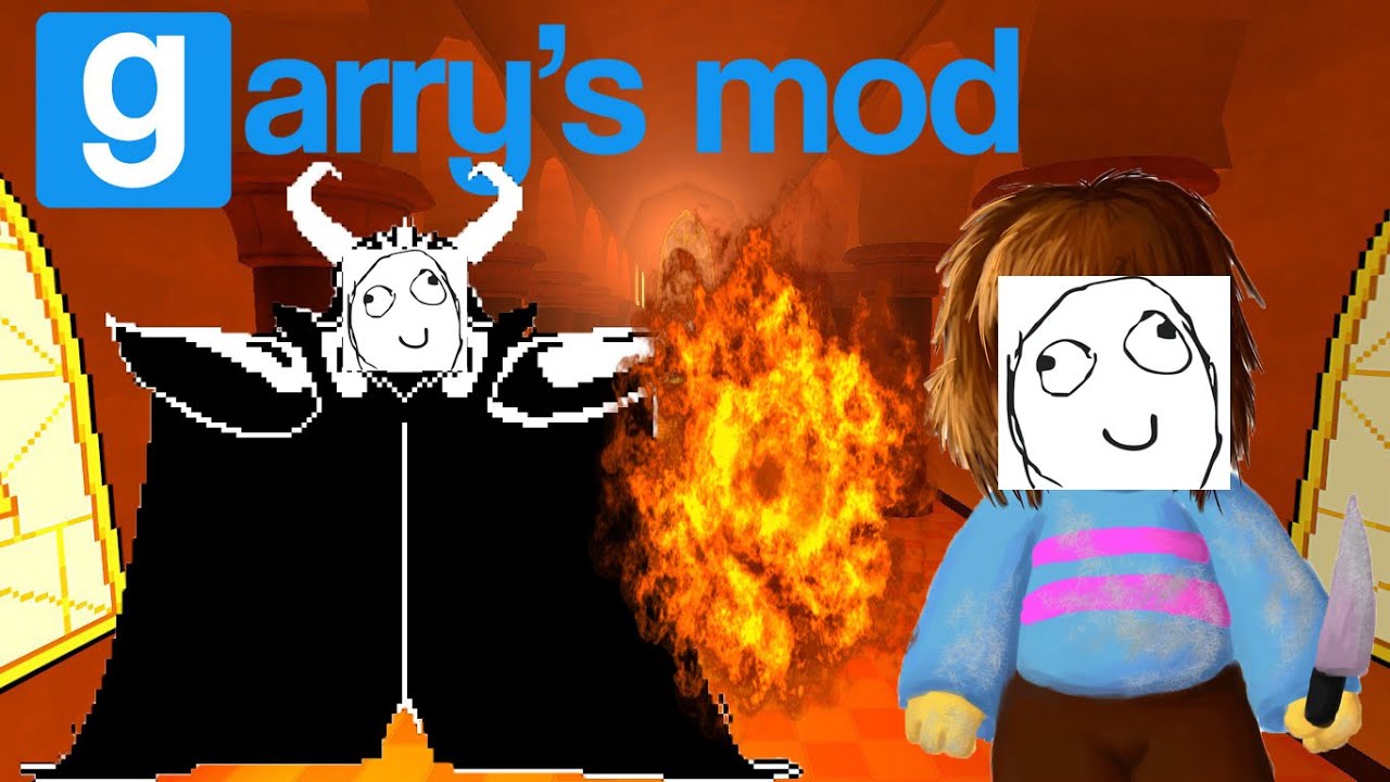 Aventuras no ultimo corredor no Gmod:Frisk e Asgore no genocida FAIL ...