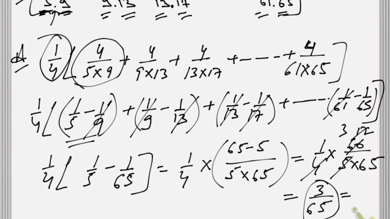 NUMBER SYSTEM - FRACTIONS - PART 92 - YouTube