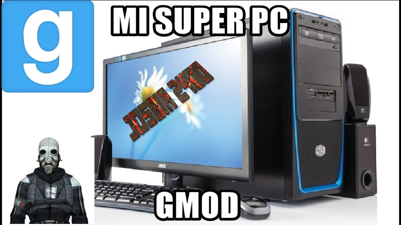 mi super pc en gmod - YouTube