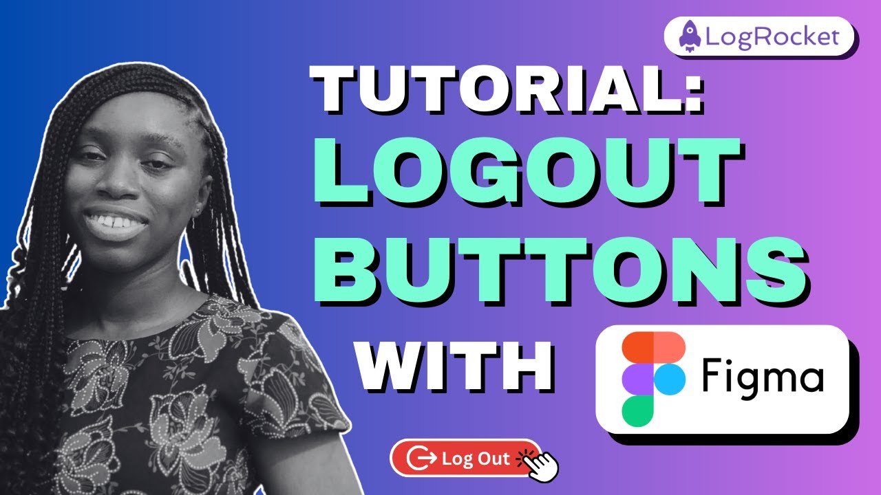 Make better designs with animated logout buttons in Figma - YouTube
