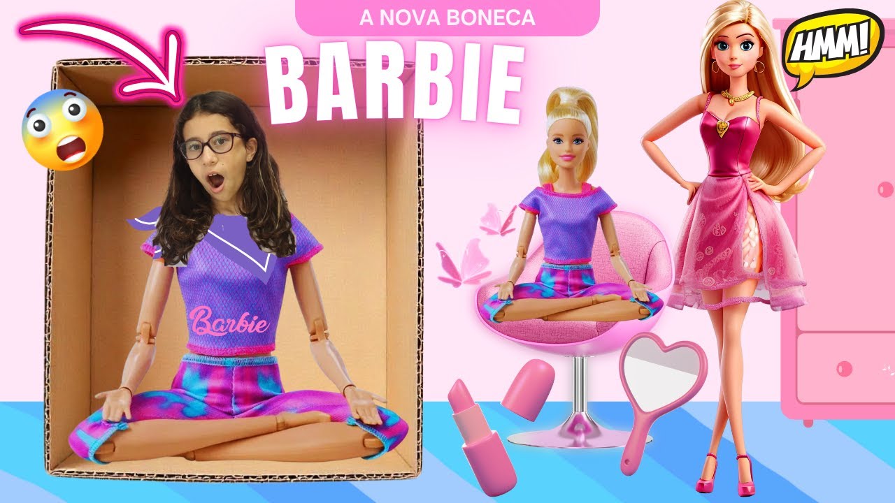 Lívia Vira a Nova Boneca Gigante de Verdade ♥ Lívia and the new doll ...