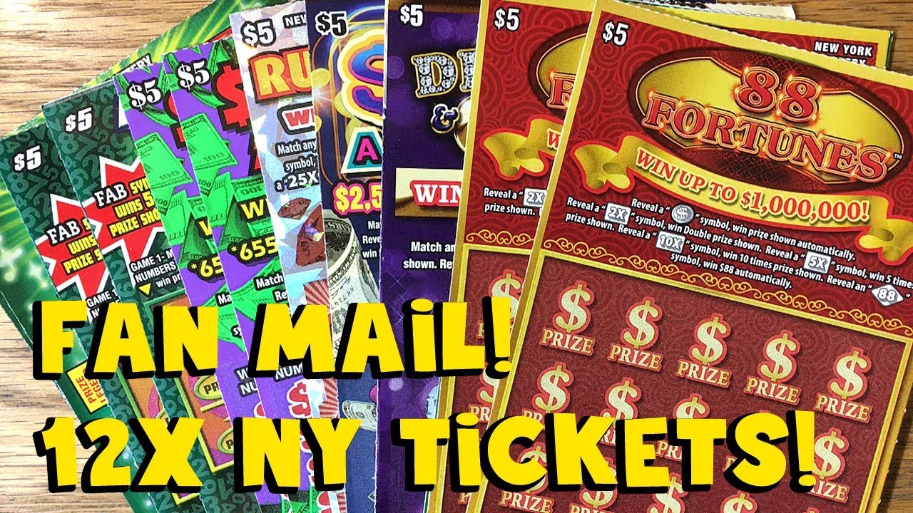 12X TICKETS! 88 Fortunes, Ruby Red + MORE! NEW YORK LOTTERY Scratch Off ...