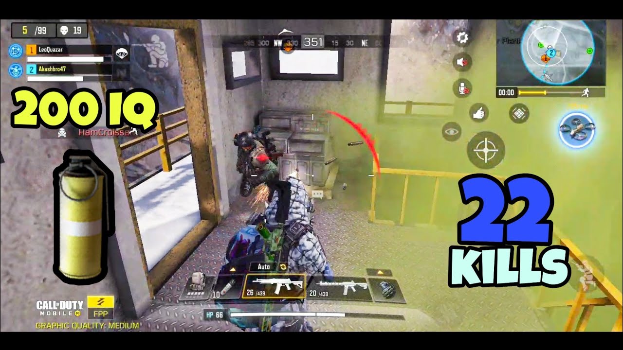 200IQ Nova gas grenade in cod mobile | 22 kills | - YouTube