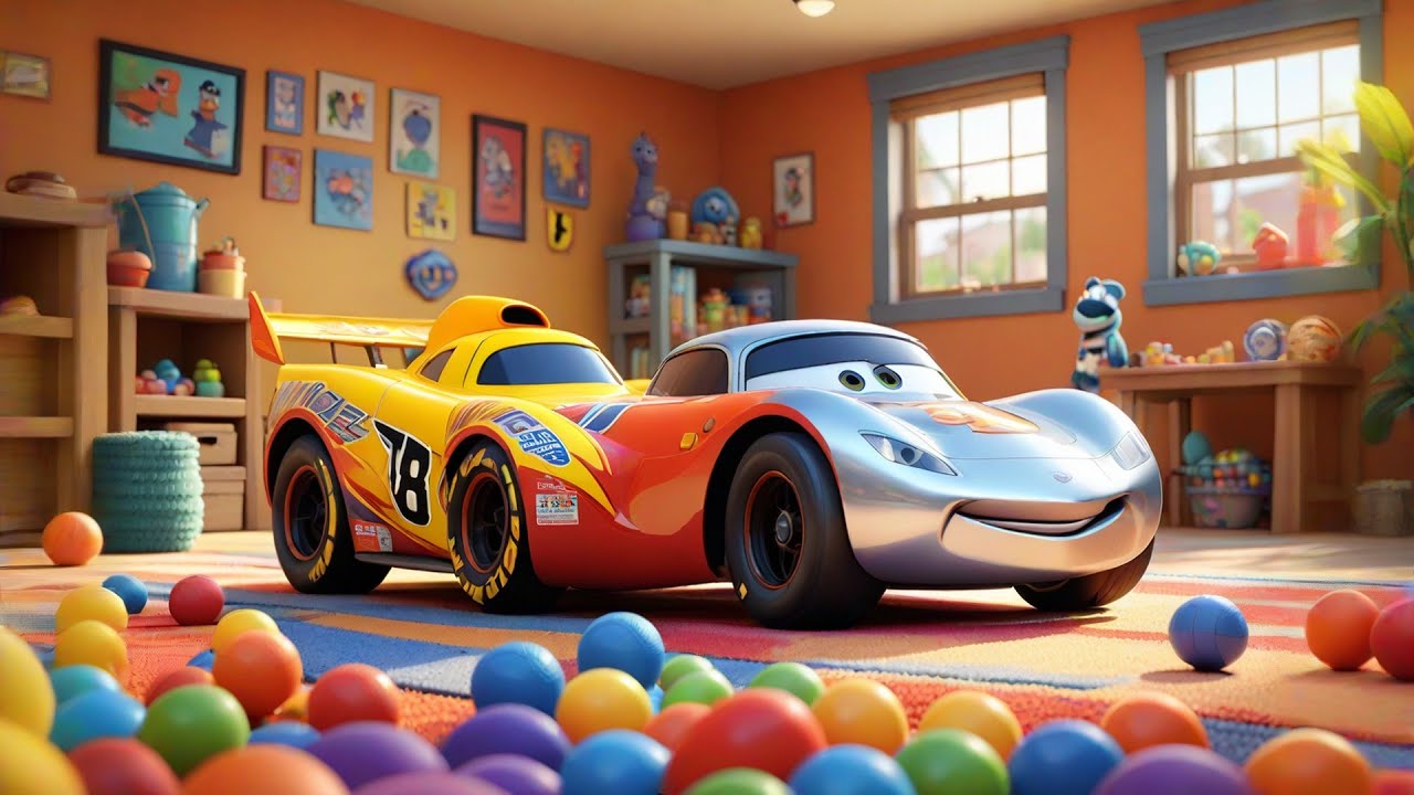 Four Racing Cars Zoom Zoom Zoom | Car Song for Kids | Nursery Rhymes ...