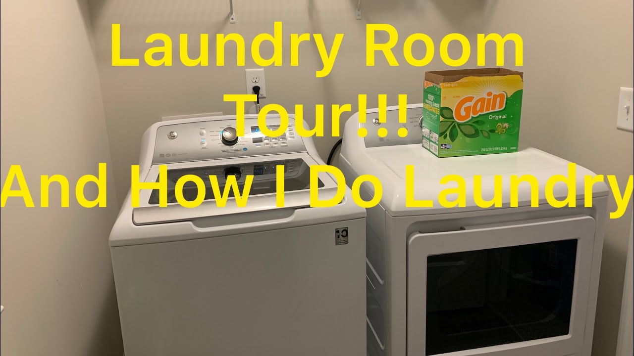 Laundry Room Tour | And How I Do Laundry - YouTube