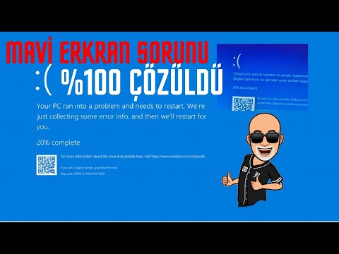 WİNDOWS 10 MAVİ EKRAN SORUNU ÇÖZÜLDÜ! | %100 ÇÖZÜM-windows 10 blue screen error