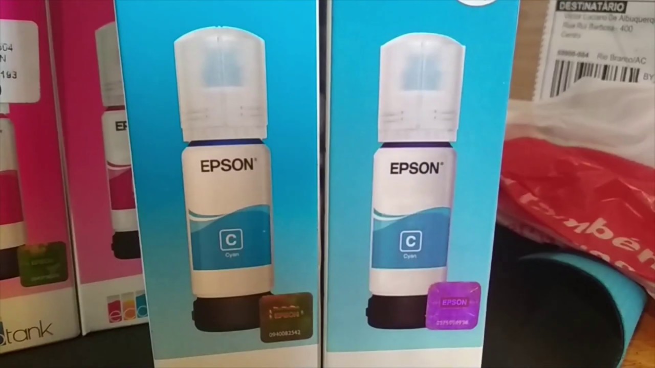Comprei tinta Epson original nas Americanas e recebi tinta falsa - YouTube