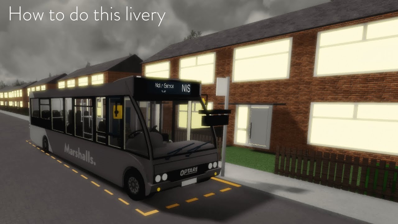 How to livery, interior and part reduce a bus on roblox - YouTube
