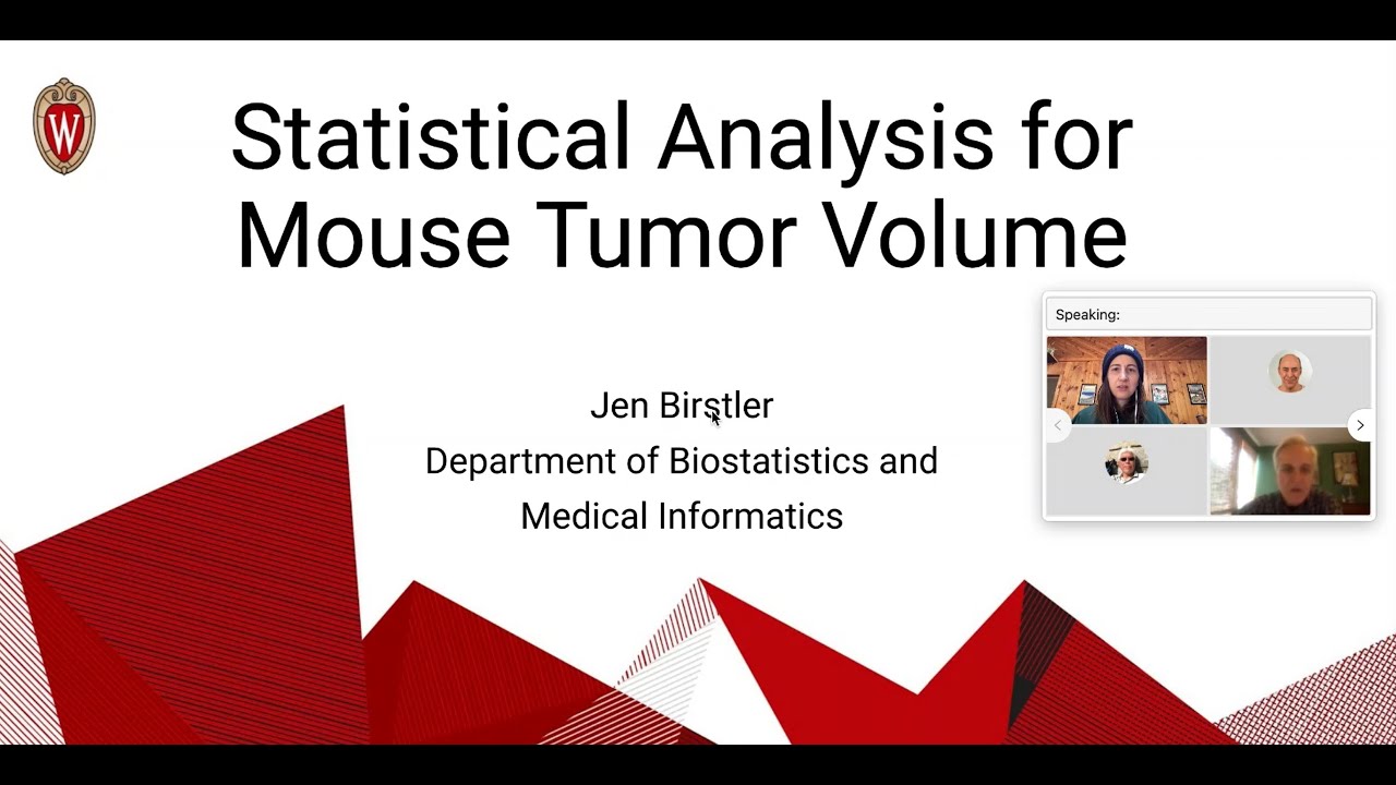 Biostatistics Project: Statistical Analysis for Mouse Tumor Volume ...