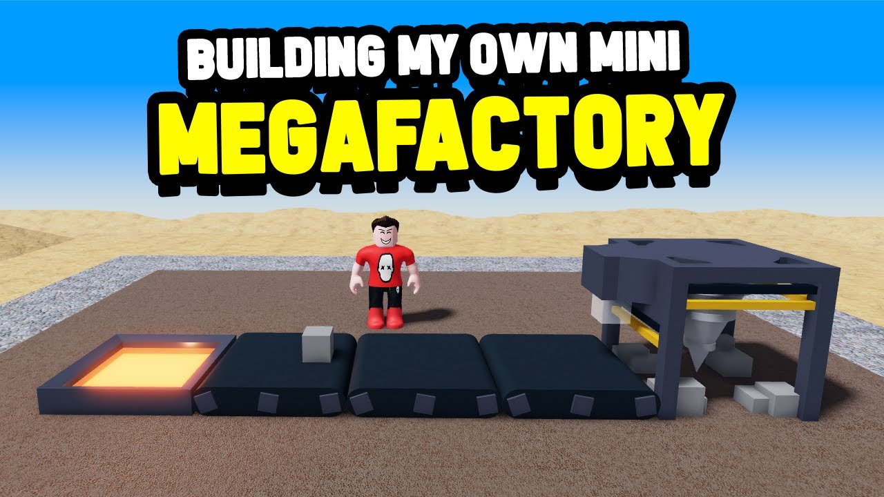 Building a MEGA MINING FACTORY in Roblox - YouTube