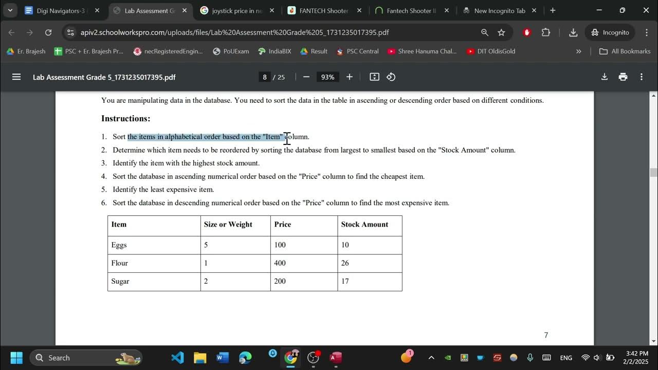 Q6 Creating a Database - YouTube