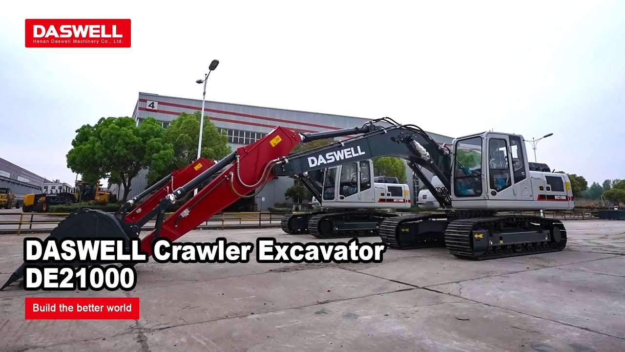 DASWELL DE21000 Crawler Excavator–top digging power, a high level of ...