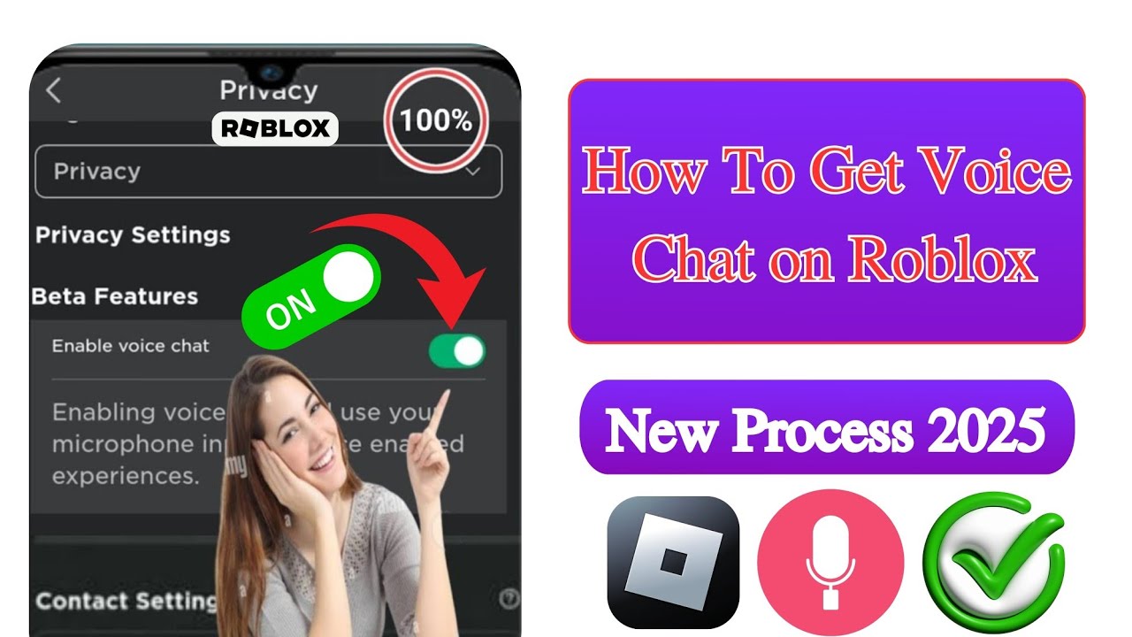 How To Get Voice Chat on Roblox 2025 | Step-by-Step Guide || Enable ...
