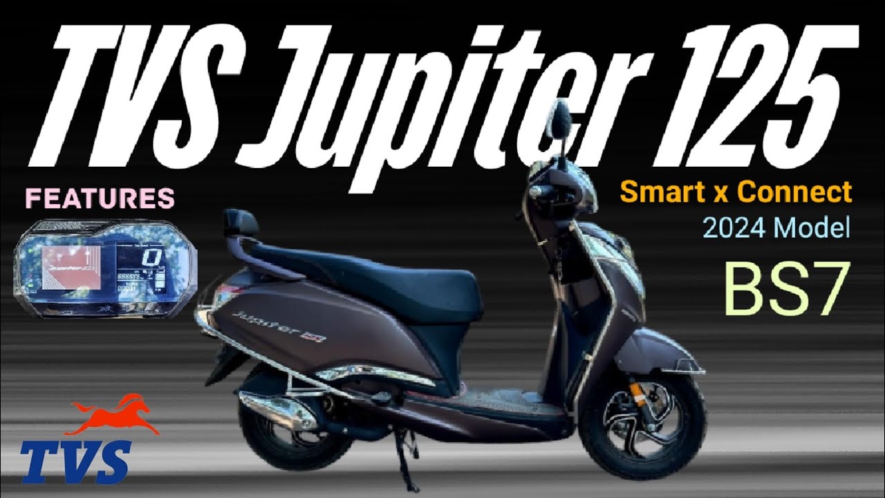 2024 Tvs Jupiter 125 Smart x Connect Full Detailed Review || Bs7, E20 ...