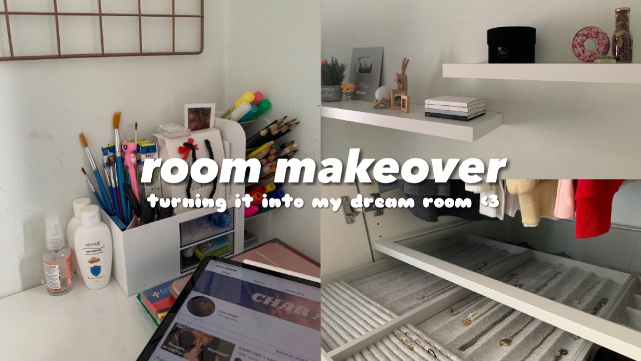ASMR ROOM TOUR + TRANSFORMATION :D - YouTube